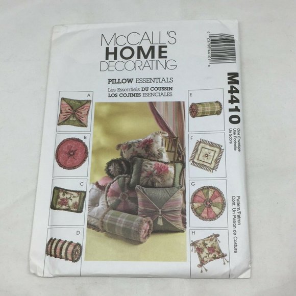 McCall's | Office | Mccalls Home Decorating M44 Pillow Essentials ...